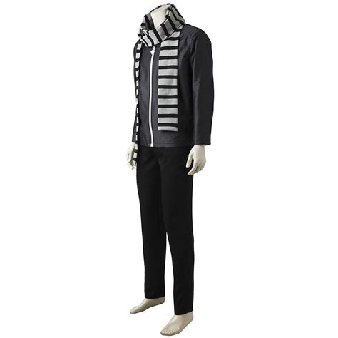 Despicable Me 3 Gru Outfit Costume Cosplay Mens Jacket Pants Scarf Cosplay