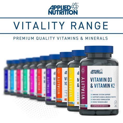 Vitamin D3 And K2 Capsules Applied Nutrition Plc