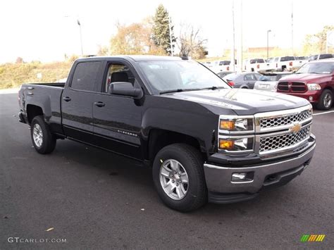 Black 2015 Chevrolet Silverado 1500 Lt Crew Cab 4x4 Exterior Photo