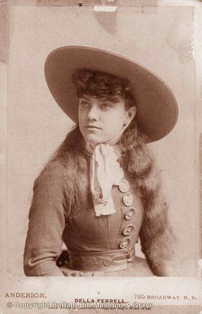 Della Ferrell Rode In Bill Hickoks Wild West Show Native American