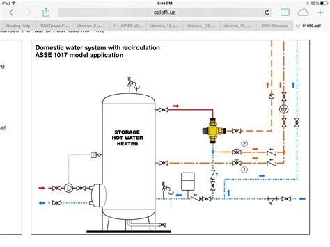 Recirc Pump With Mixing Valve — Heating Help The Wall