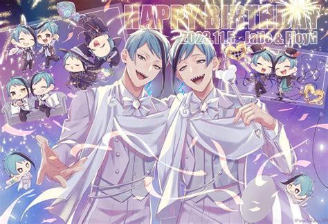 Floyd Leech And Jade Leech Twisted Wonderland Drawn By Michihito