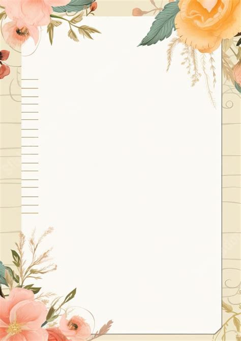 Good Job Template Flowers Word Template And Google Docs For Free Download