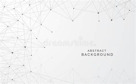 Modern Abstract Network Science Connection Technology Internet A Stock Vector Illustration Of