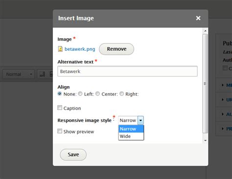 Inline Responsive Images Drupal Org