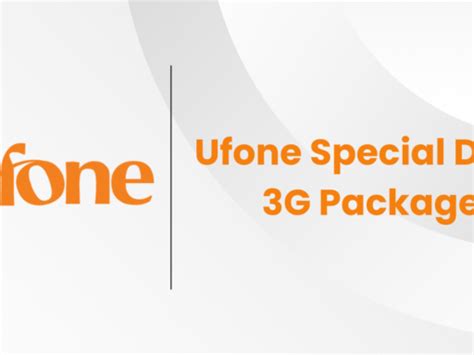 Ufone Mobile Packages Prepaid And Postpaid Plans