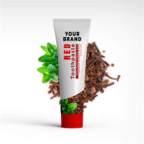 Red Toothpaste Manufacturer Private Label Trusted And Certified