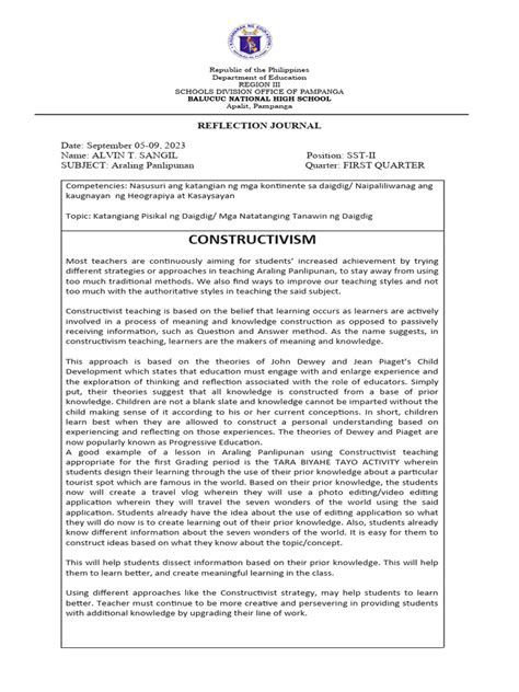 constructivism pdf constructivism philosophy of education learning