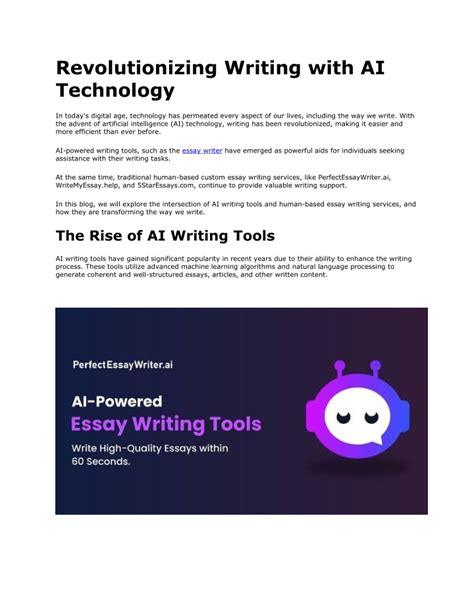 Ppt Revolutionizing Writing With Ai Technology Powerpoint Presentation Id 12271430