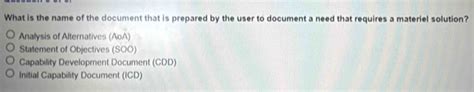 Solved What Is The Name Of The Document That Is Prepared By The User