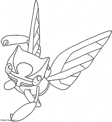 Printable Ninjask Coloring Page
