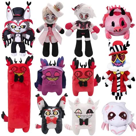 Cursed Cat Alastor Plush Plushies Cartoon Hazbin Hotel Cosplay Fantasy