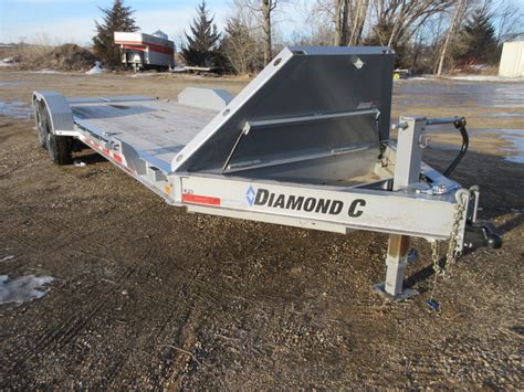Used 2023 Diamond C Trailers Lpx 22 Wmax Ramps Equipment Trailer For