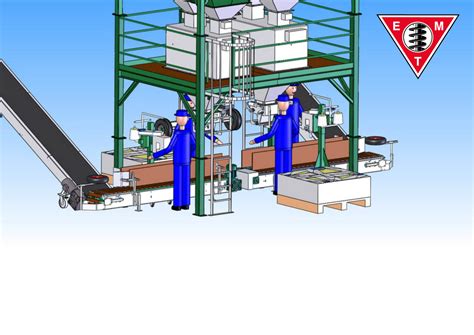 Quattro Small Bag Bagging Line Emt Manufacturer Of Blending Bagging And Transport Equipment