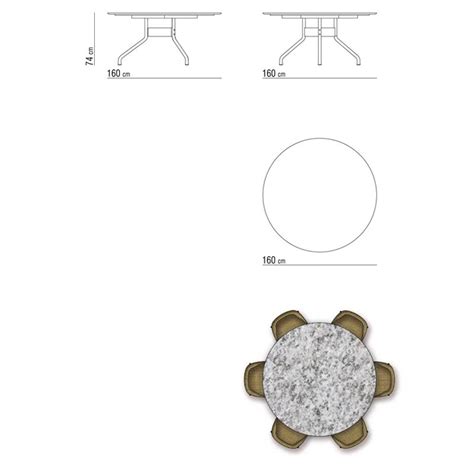 Flexform Academy Outdoor Esstisch
