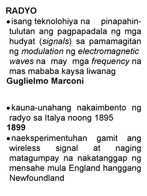 Radyo At Dyaryo Pdf