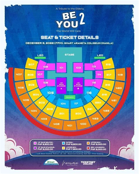 Updated Seat And Price Guide For Smart Araneta Coliseum Facebook