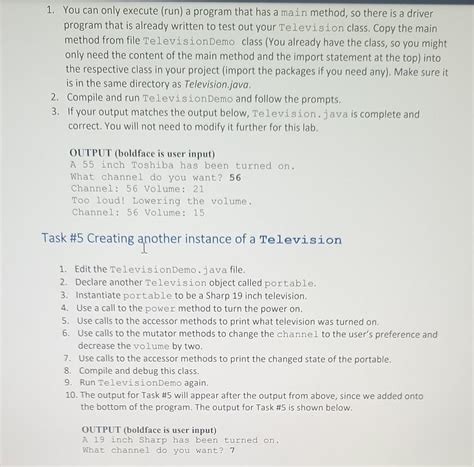Objectives Be Able To Declare A New Class Be Able Chegg