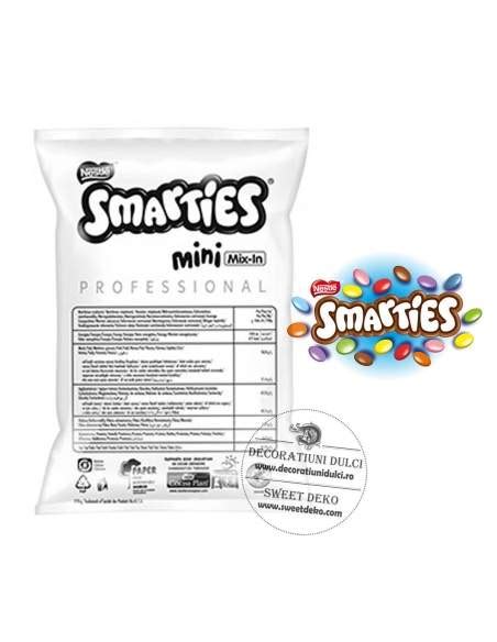Mini Smarties Mix In Nestle Bombonele Din Ciocolata Cu Lapte 500g