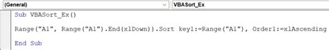 Vba Sort Range Excel Syntax Examples How To Use Sort Option