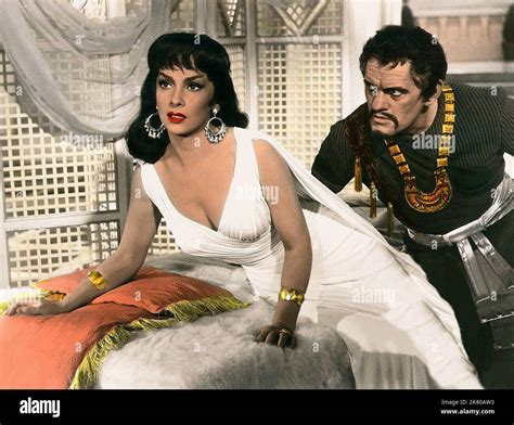 Gina Lollobrigida And Harry Andrews Film Solomon And Sheba 1959