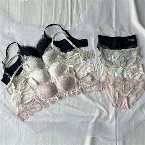 노와이어 바디프로필 왕뽕브라 팬티세트 레이스 브라렛 푸쉬업브라 속옷세트 컬러