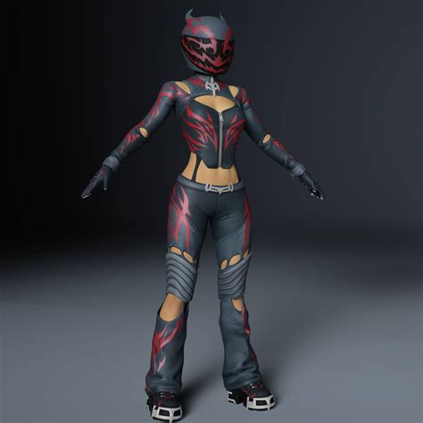 Fortnite Hana For Genesis 9 Daz Content By Vfoxgames
