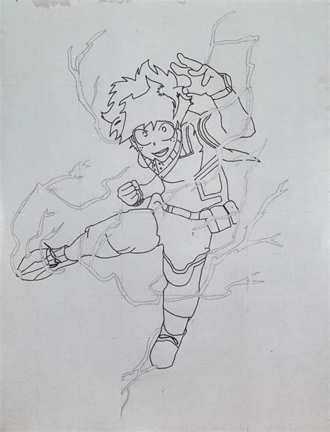 Izuku Midoriya Coloring Page Coloring Books Coloring Pages Drawing Skills