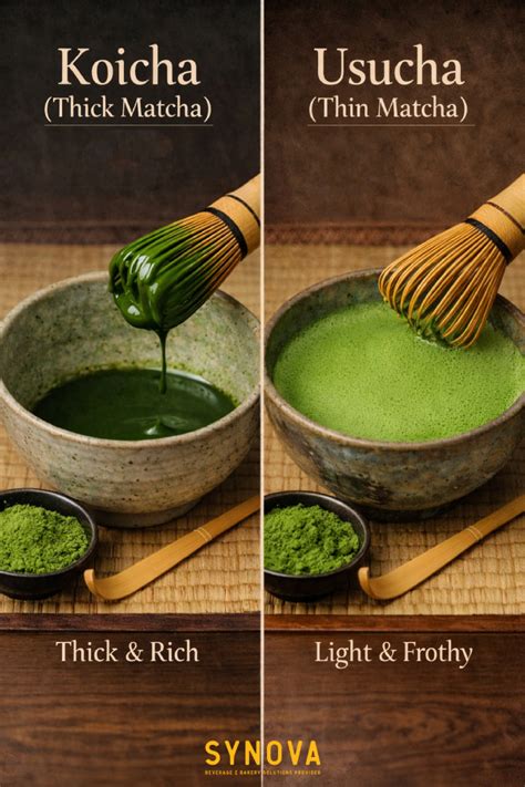 Koicha Vs Usucha Whats The Difference Between Thick And Thin Matcha
