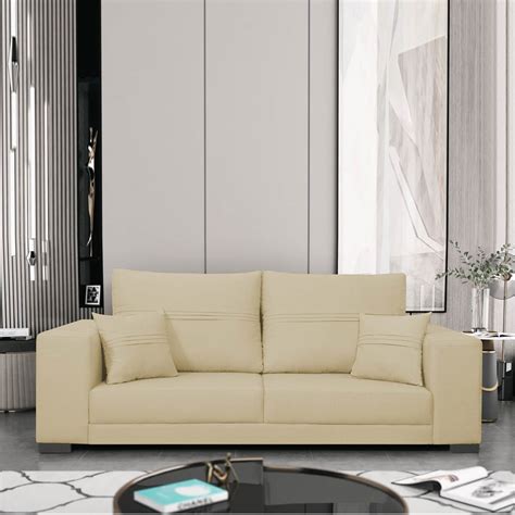 Sofá 2 Lugares Madri Suede Doce Sonho Móveis Poltronas Cabeceiras Sofás Namoradeiras