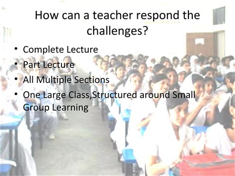 Effective Teaching In Large Classes Ppt