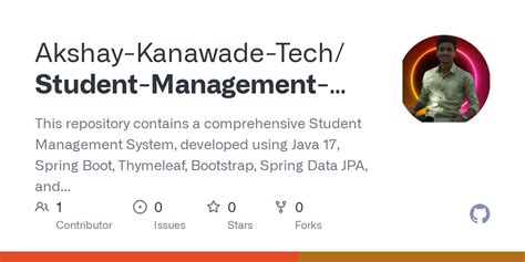 GitHub Akshay Kanawade Tech Student Management System This Repository Contains A