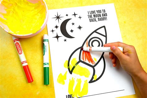 Fathers Day Finger Paint Crafts Free Downloads