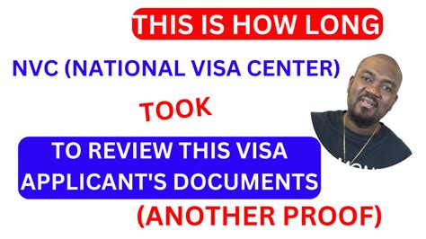 Nvc Took This Long To Review These Documents That Were Submitted Another Proof Usamonde