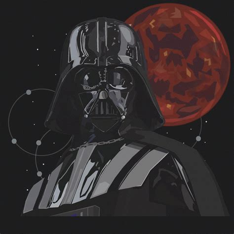 Very Proud Of This Darth Vader Portrait I Made In Adobe Illustrator Starwars Very Proud Of This Darth Vader Portrait I Made In Adobe Illustrator Starwars