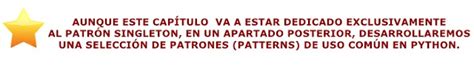 APRENDER A PROGRAMAR CON PYTHON PATRÓN SINGLETON