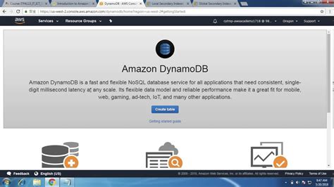 Amazon DynamoDB簡介實驗 YouTube