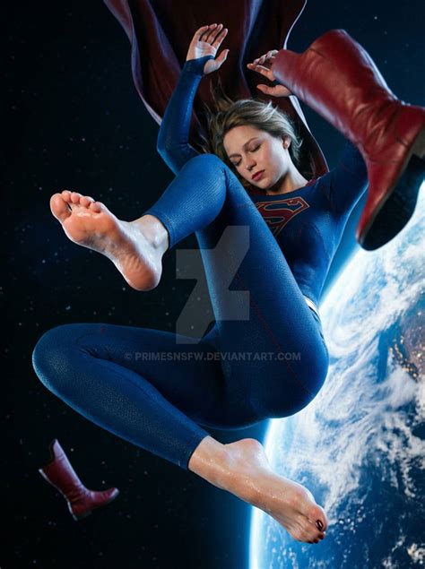 Supergirl Knocked Out In Space By Primesnsfw On Deviantart