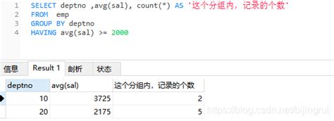 Sql给select出来的结果表 起别名、group By、having、连接join On、top 1（其实是limit 1）sql 将查询出来的表取名 Csdn博客