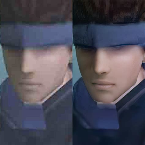 Mgs Snake Through An A I Photo Enhancer R Metalgearsolid