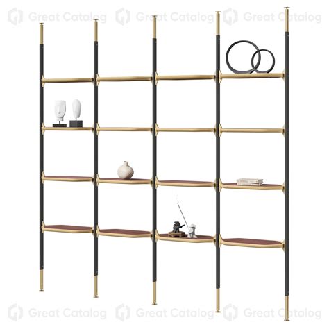 Shelving Unit Baxter Libelle 3d Model Greatcatalog 93202
