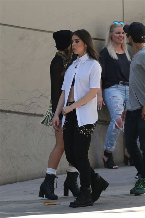 Hailee Steinfeld On The Set Of Love Myself Music Video In Los Angeles Hawtcelebs