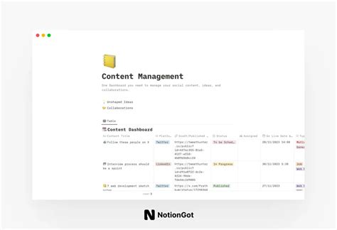 10 Notion Templates For Content Creation Best Notion Templates For Everyone And Everything