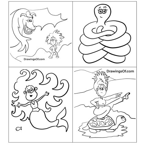Coloring Sheet Printable Of Easy Drawings