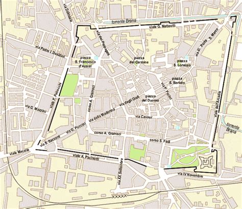 Mappa Di Pistoia
