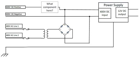 dc dc converter ac and dc inputs to a power supply electrical