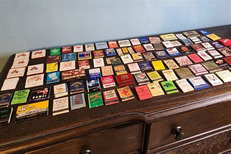 Vintage Matchbook Collection 100 Etsy