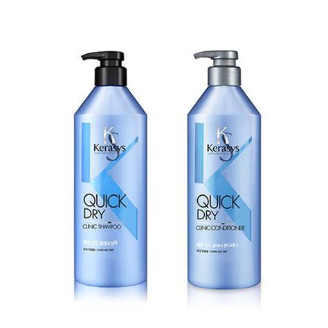 韓國 Kerasys 可瑞絲 珂夢快乾柔順洗髮精 潤髮乳 600ml【櫻桃飾品】【27462】 蝦皮購物