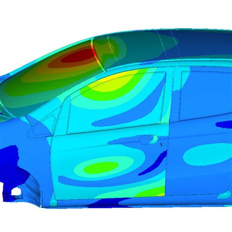 Modal Shape Of Front Windshield Download Scientific Diagram