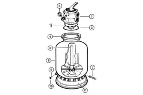 Pool Filter Parts Diagram And Details Diagram Lens